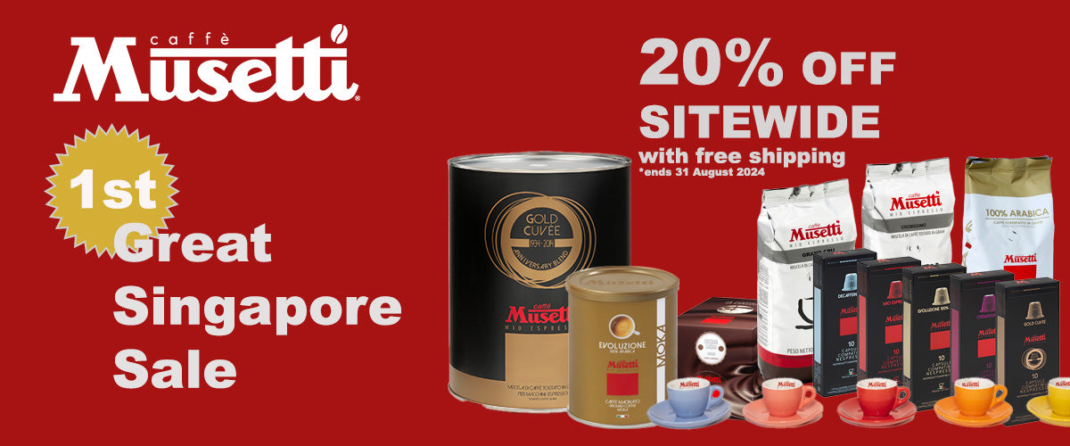CAFFÉ MUSETTI AUTHORIZED DISTRIBUTOR SINGAPORE – Musetti Singapore