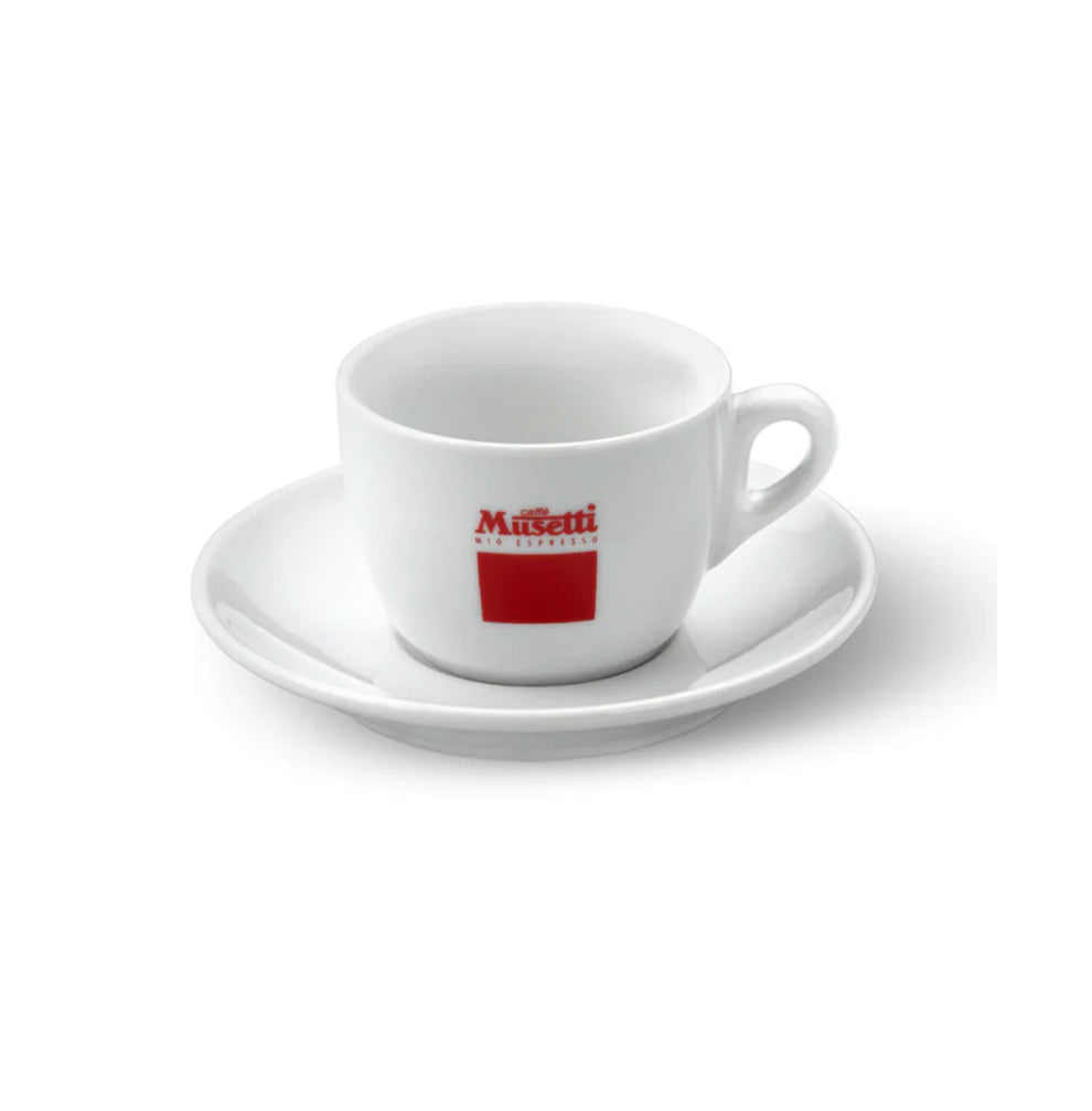MUSETTI MIO ESPRESSO COLLECTION SET OF 2 LONG COFFEE CUPS (150ML) & SA ...
